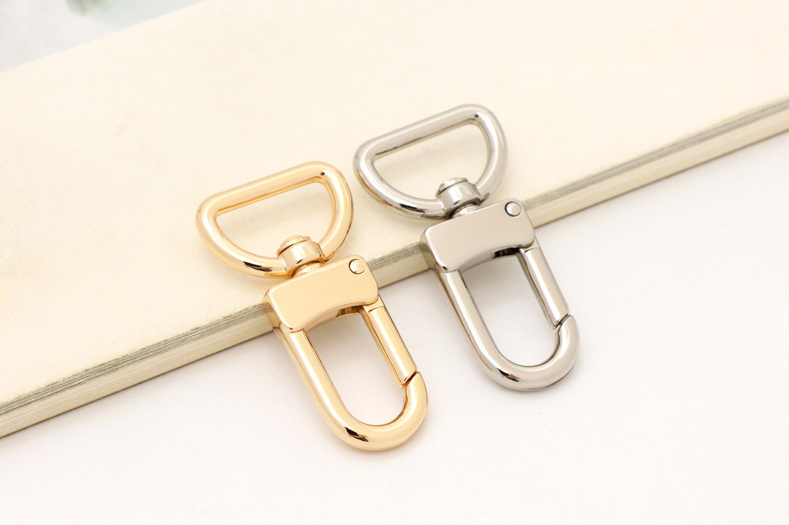 4pcs 3/419mm Swivel Clasp Push Gate Snap Hook Swivel - Etsy