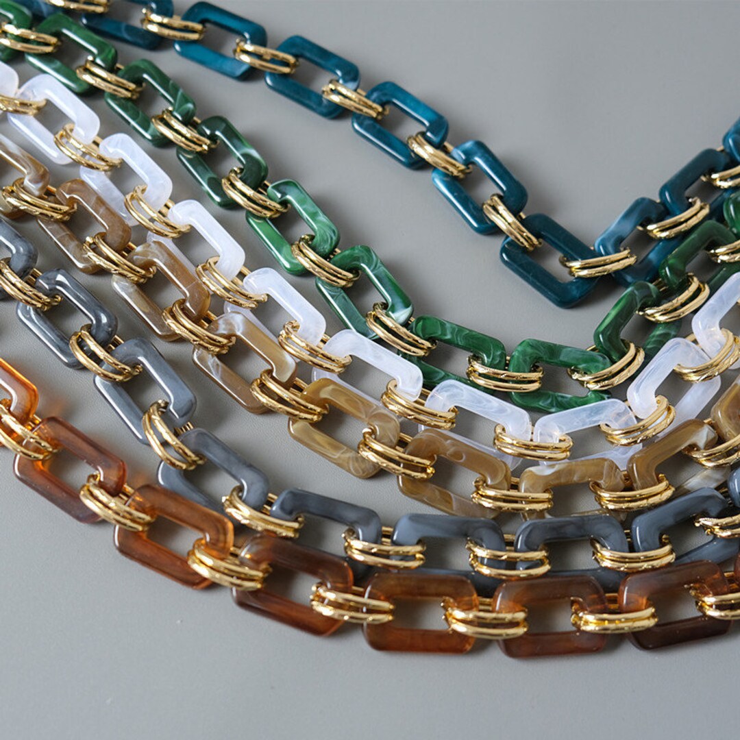 Bag Chain With Swivel Clasp Acrylic Chain Purse Chain Bag Handle Bag ...