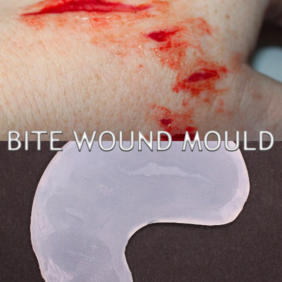 Bite Wound 1 Silicone Bondo Mould for Professional Makeup Artists to ...