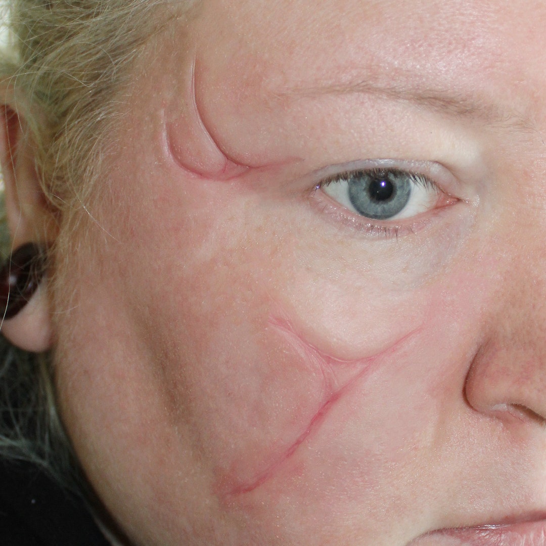 Ragged Scar 2 Silicone Prosthetic // Encapsulated Silicone Prosthetic ...