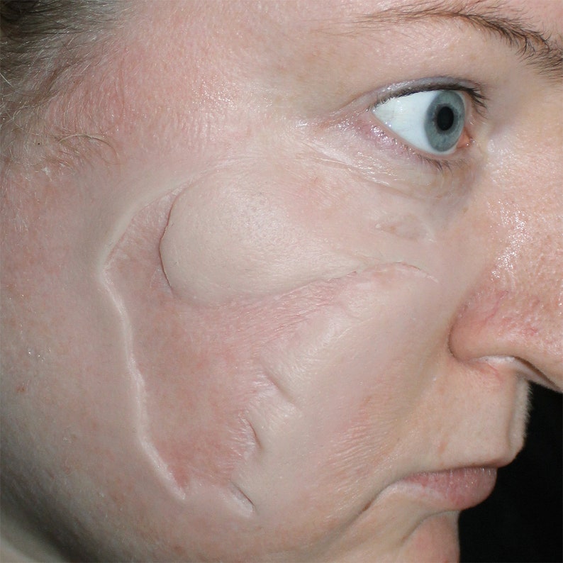 Blunt Force Trauma Wound Prosthetic // Encapsulated Silicone | Etsy