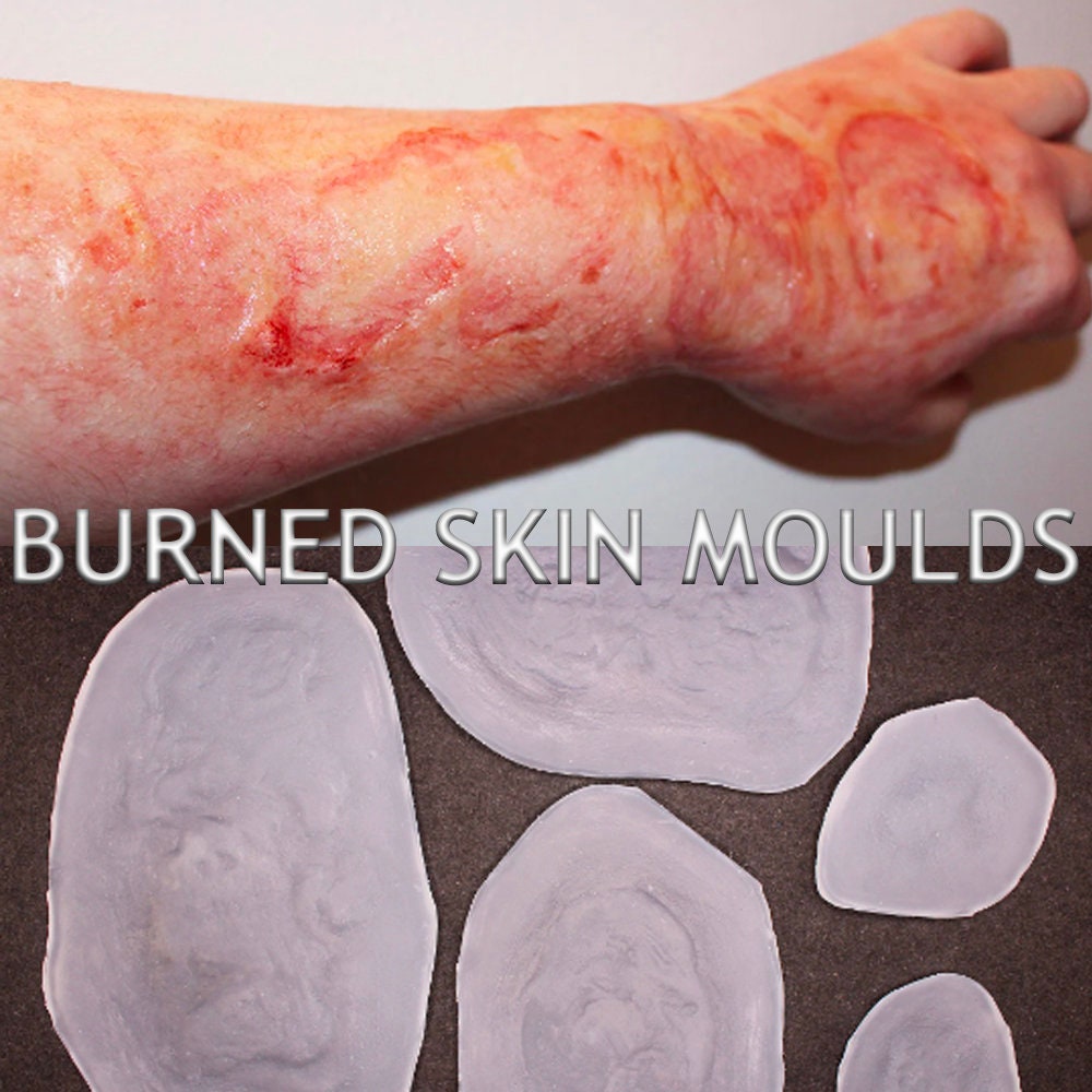 Burned Skin Wundformen // Fünf Silikonformen für Bondo // SFX - Etsy.de