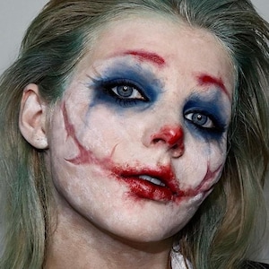 Joker Smile Ragged Mouth Cuts Prosthetic // Encapsulated Silicone ...