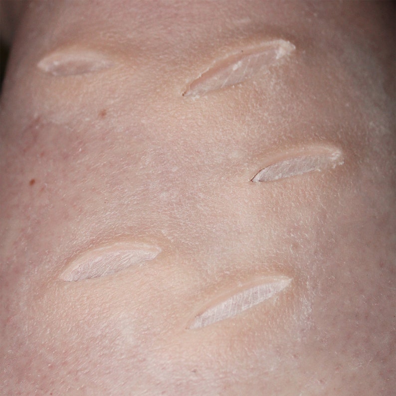 Multiple Stab Wounds Prosthetic Appliance // Encapsulated - Etsy