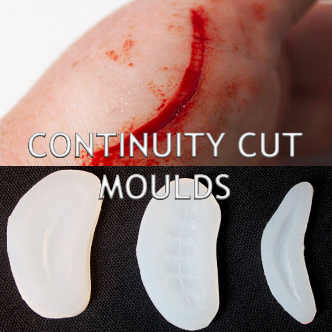 Curved Cut Continuity Bondo Moulds // Silicone Moulds // Suture Wound ...