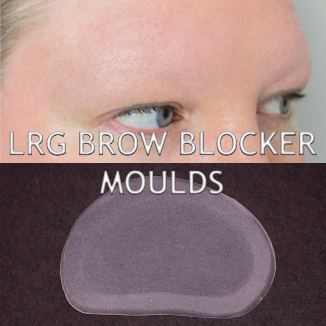 Large Brow Blocker Bondo Moulds // Silicone Moulds // Brow Covers ...