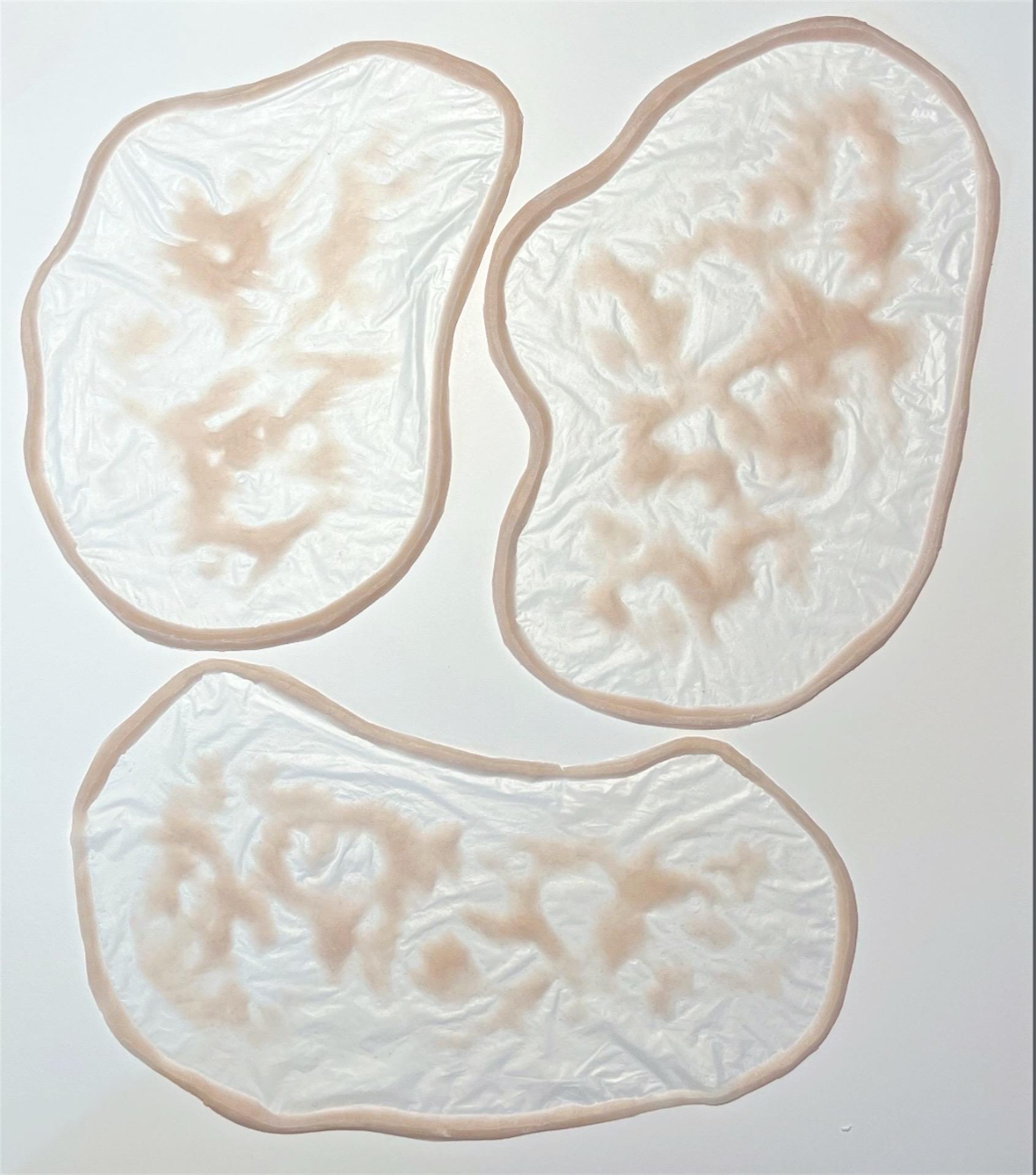 Burn Scars Set Silicone Prosthetic Appliances // Encapsulated Silicone ...