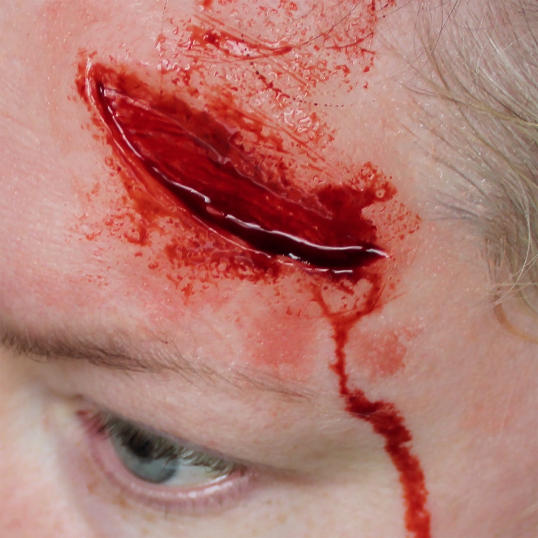 Blunt Force Trauma Wound 3 Silicone Prosthetic // Encapsulated ...