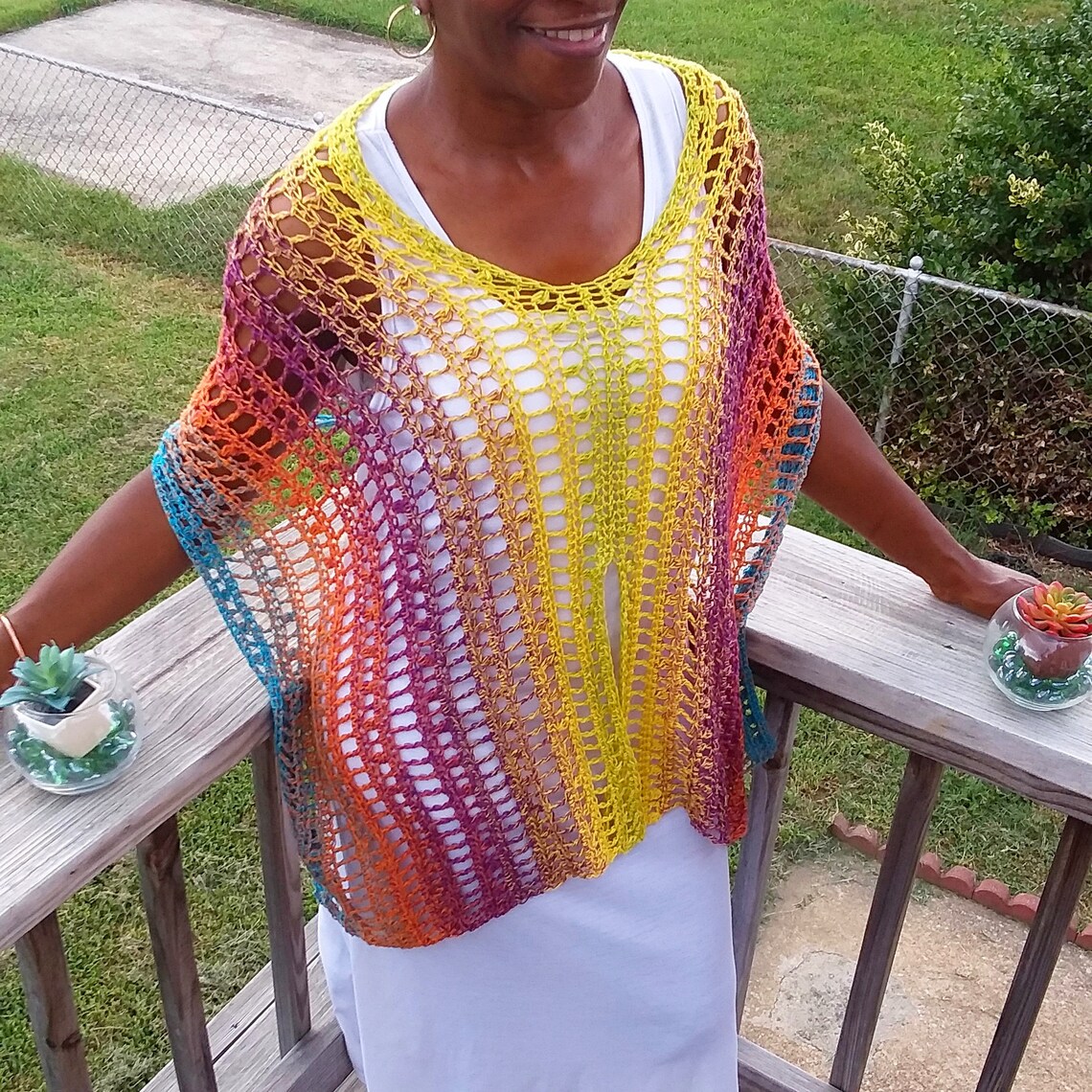 Butterfly Dreams Summer Poncho Pattern - Etsy