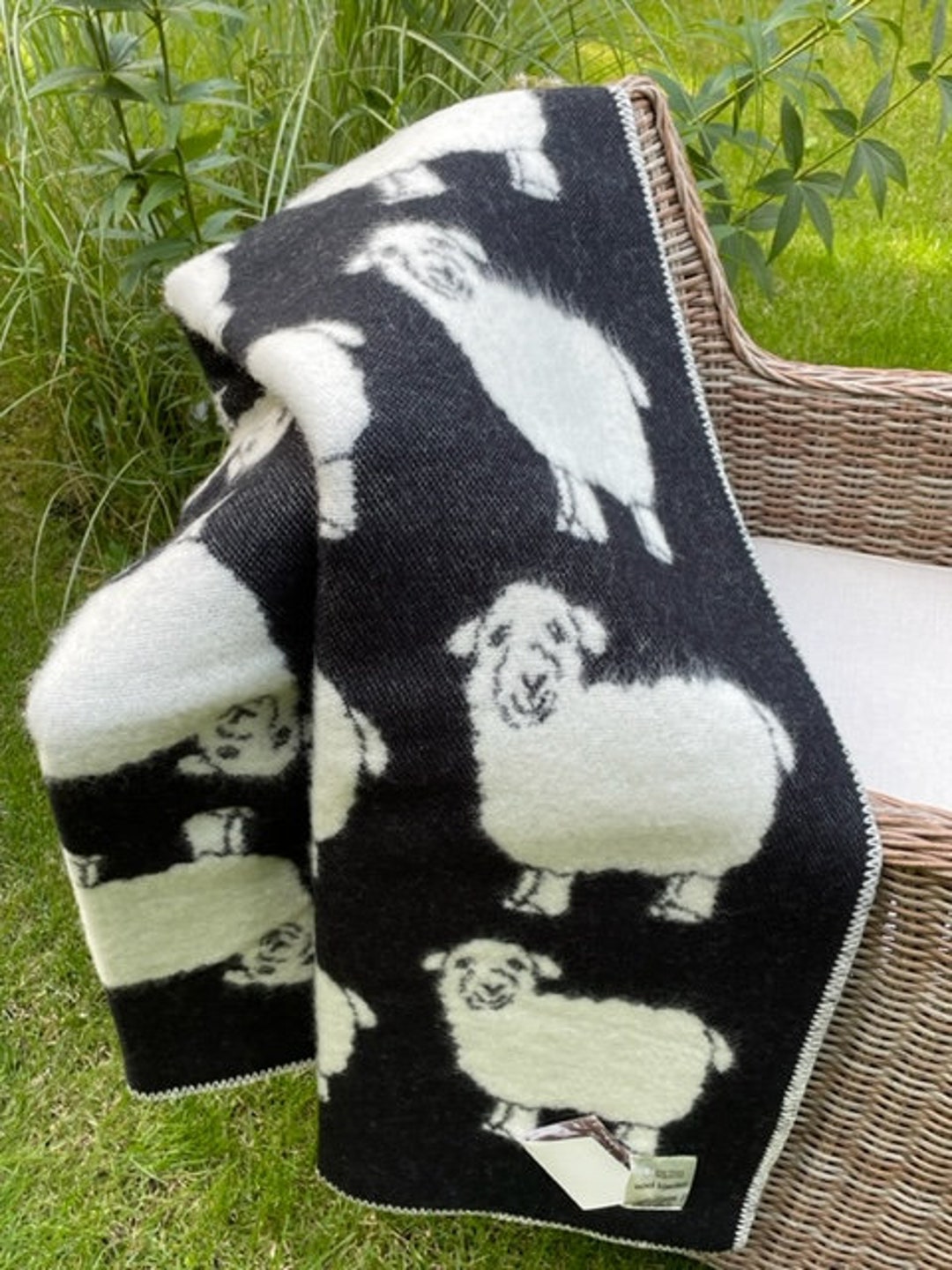 Organic Sheep Wool Blanket - Pure Natural Wool Throw | High-quality ...