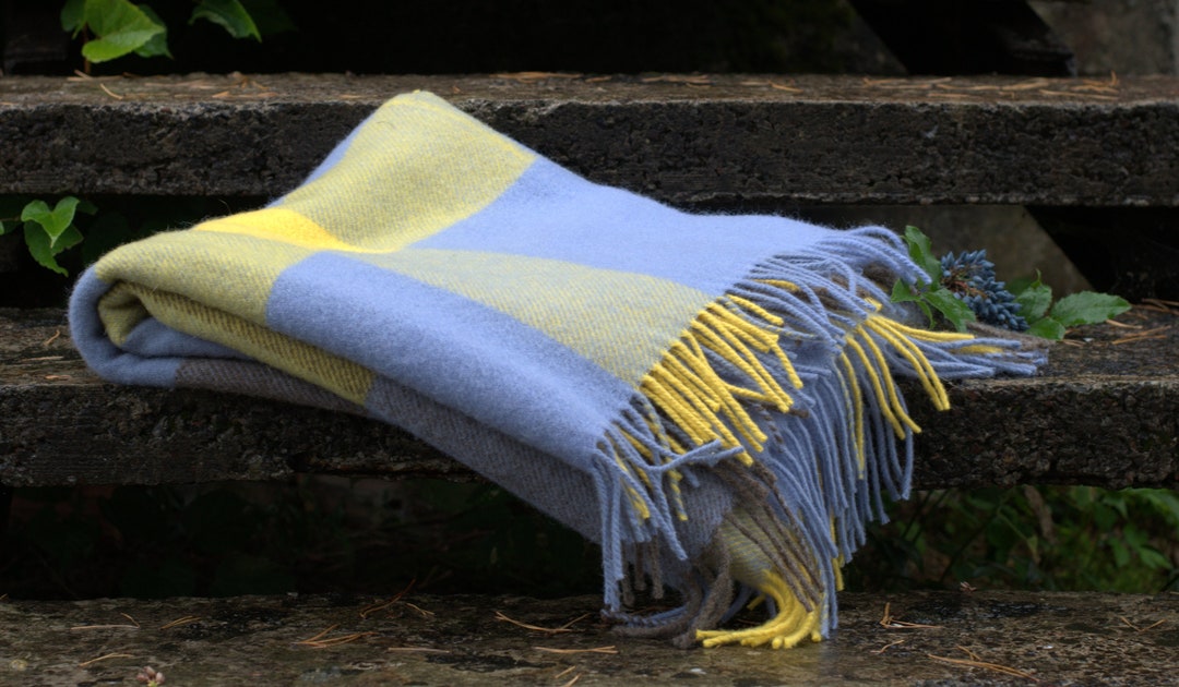 Extra Quality Pure New Wool Blanket 100% Natural Sheep Wool Throw ...