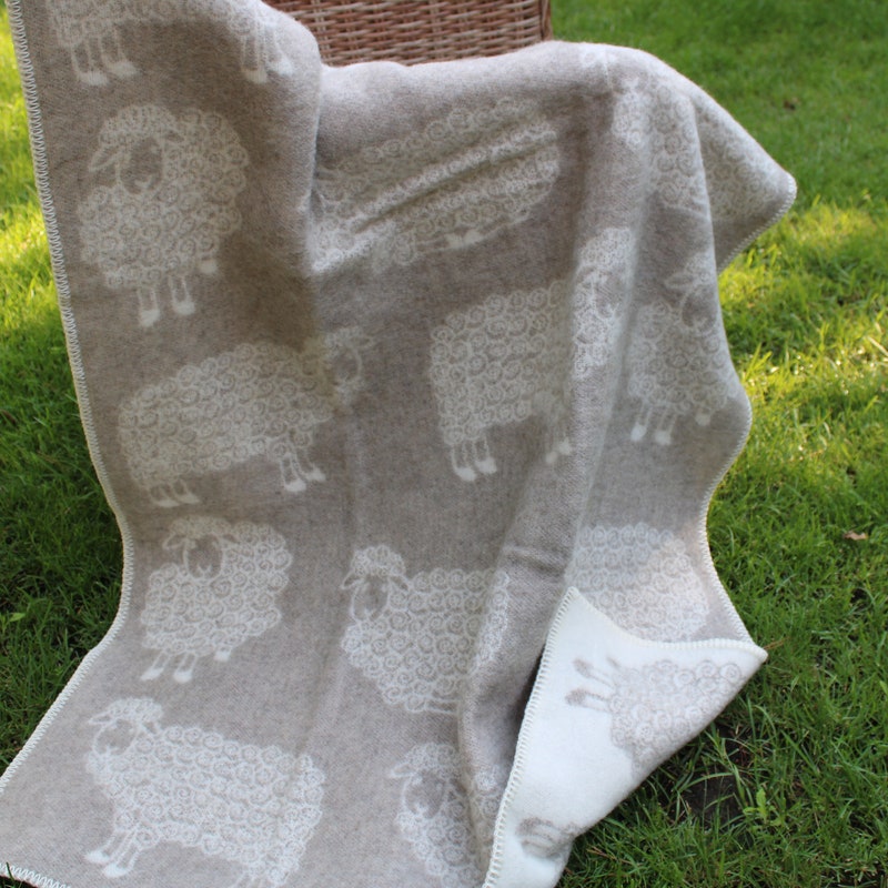Sheep Wool Blanket - Etsy