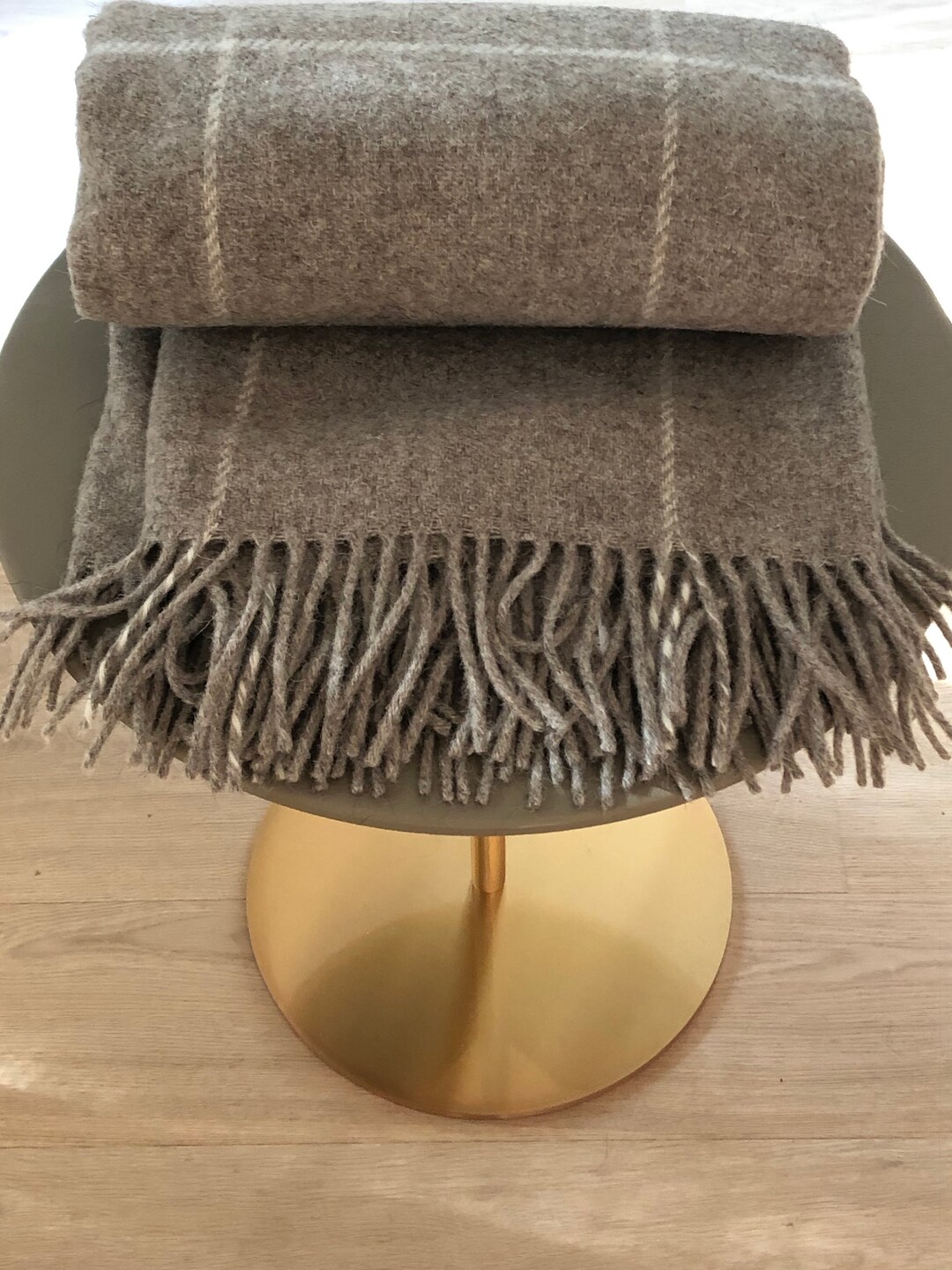 Natural New Zealand Sheep Wool Throw - 100% Pure Wool Blanket - Cozy ...