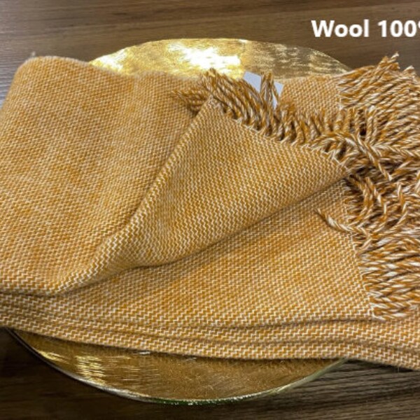 Mustard Blanket - Etsy