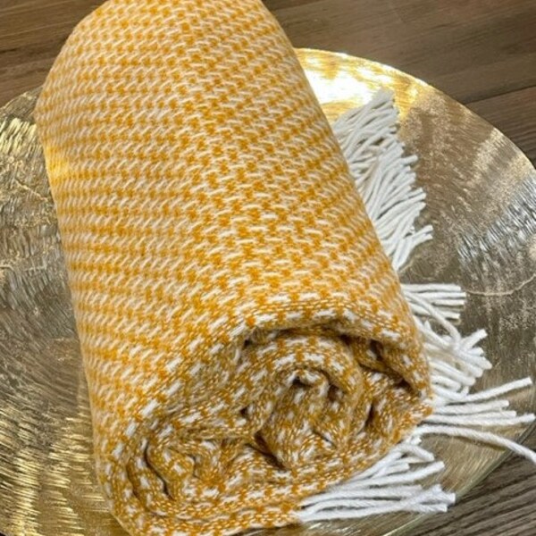 Mustard Blanket - Etsy