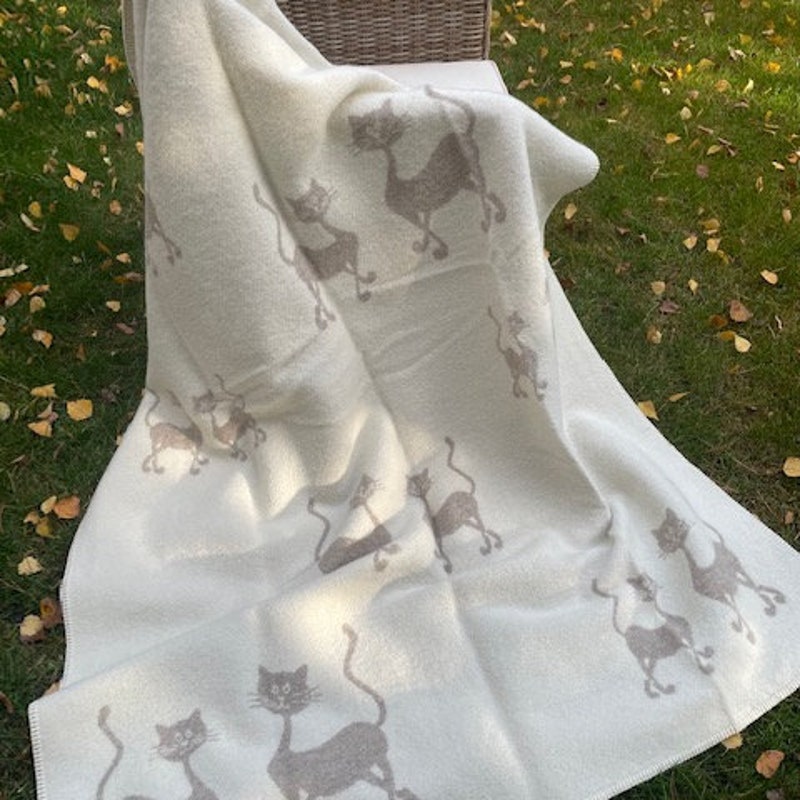 Plaid Wool Throw - Etsy