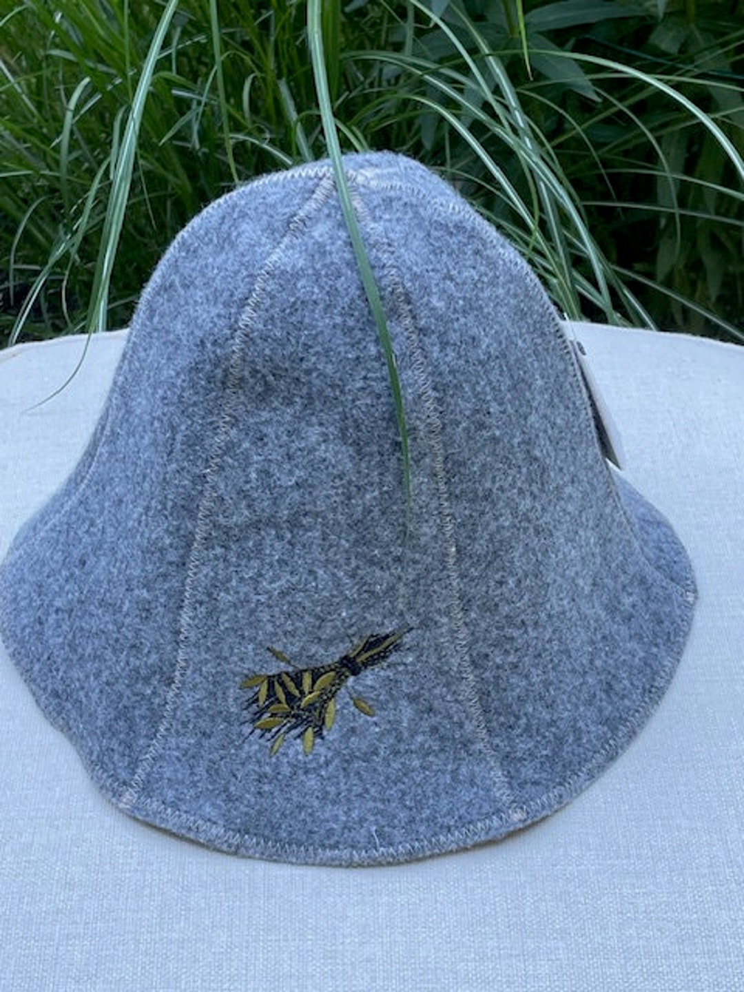 Organic Wool Sauna Hat & Elevated SPA Experience With Natural Wool ...