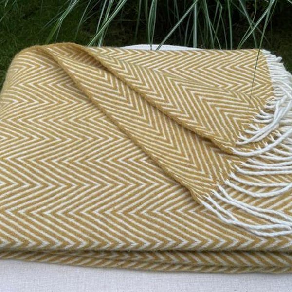 Throw Blanket Yellow - Etsy