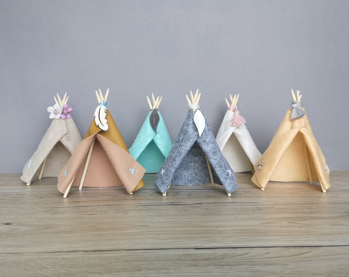 Miniature Teepee, Dollhouse Miniature Kids Room, Miniature Tipi, Maileg ...