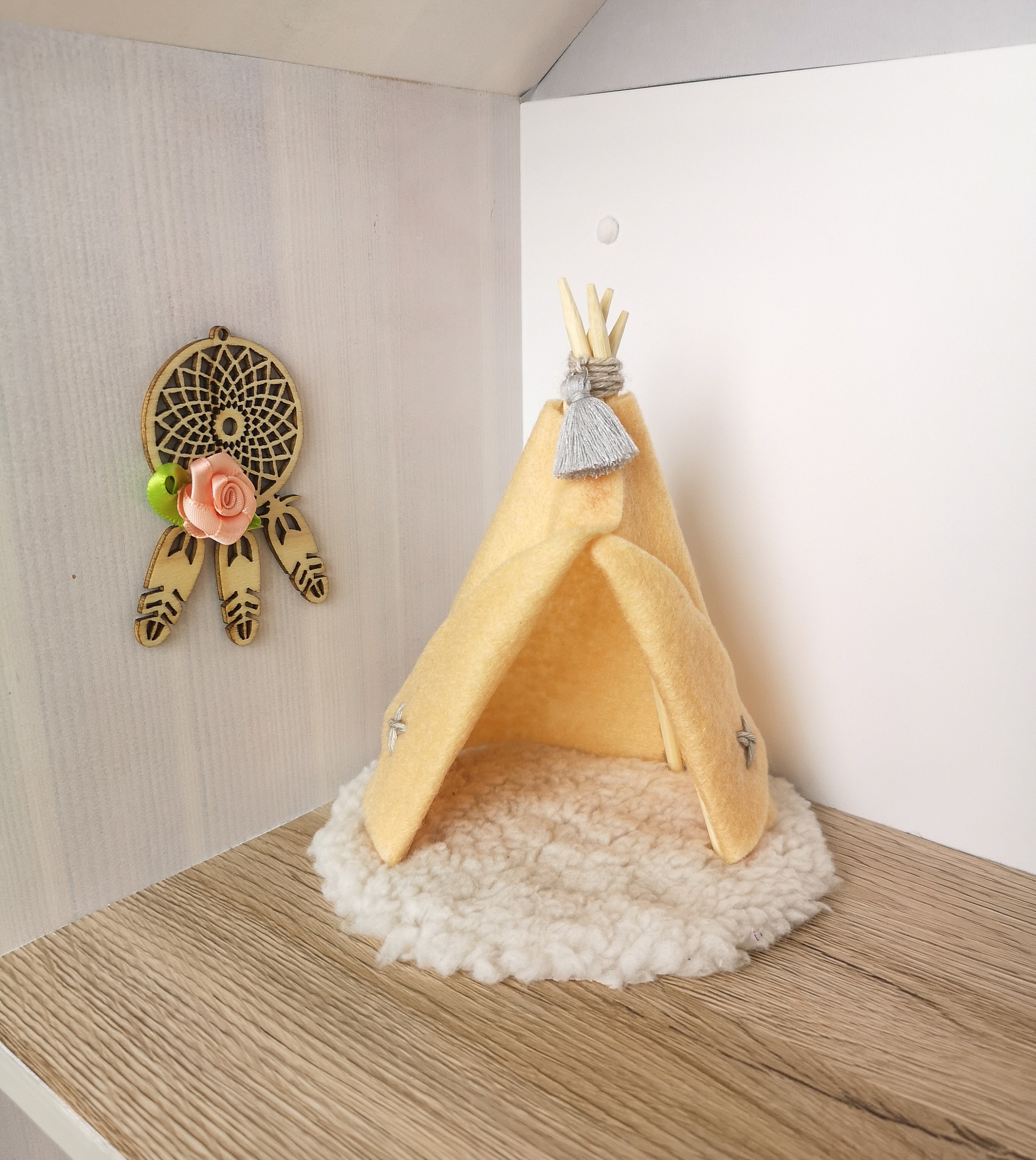 Miniature Round Rug Dollhouse Decoration Modern Miniature | Etsy