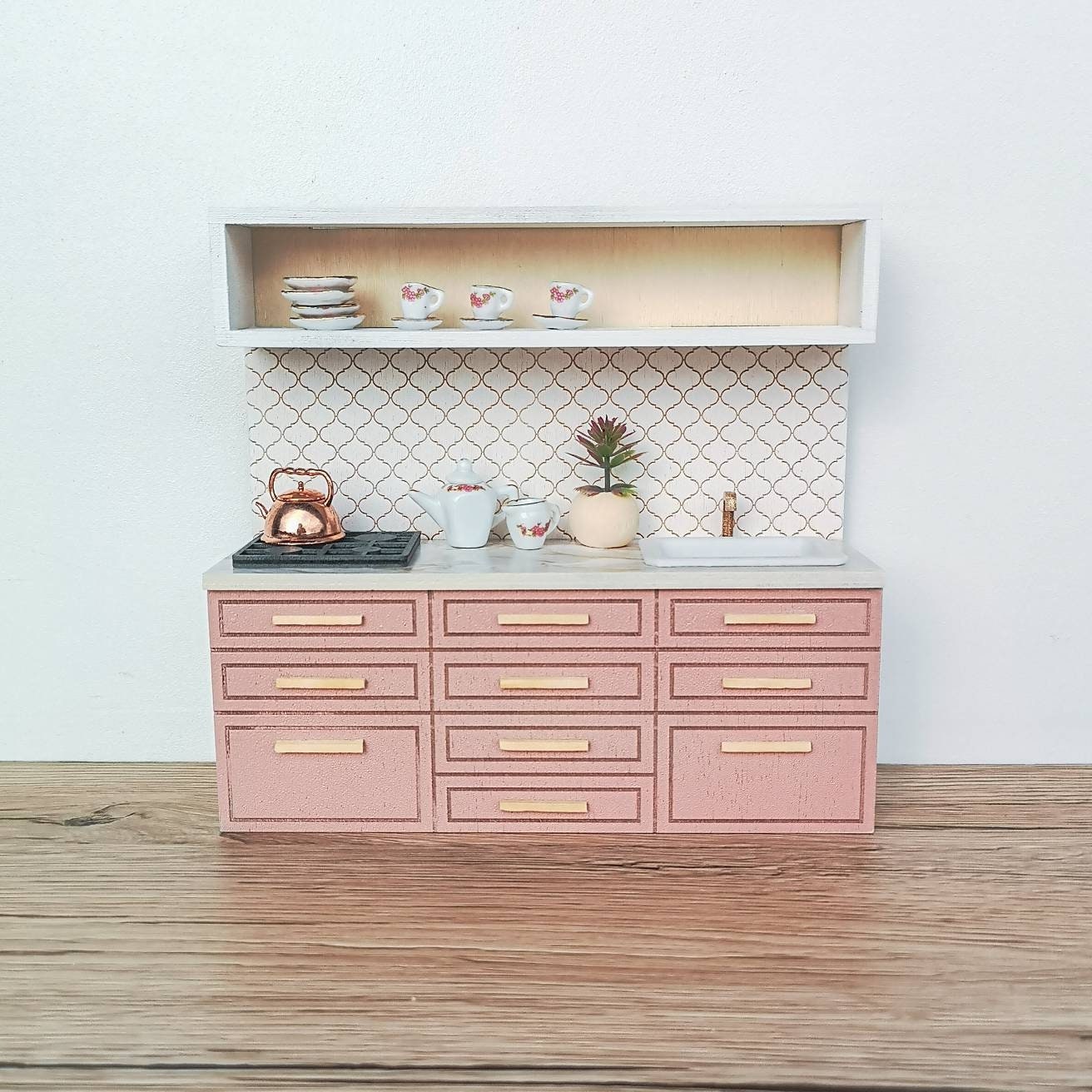 Miniature Dollhouse Kitchen 1:12 Scale Miniature Furniture - Etsy