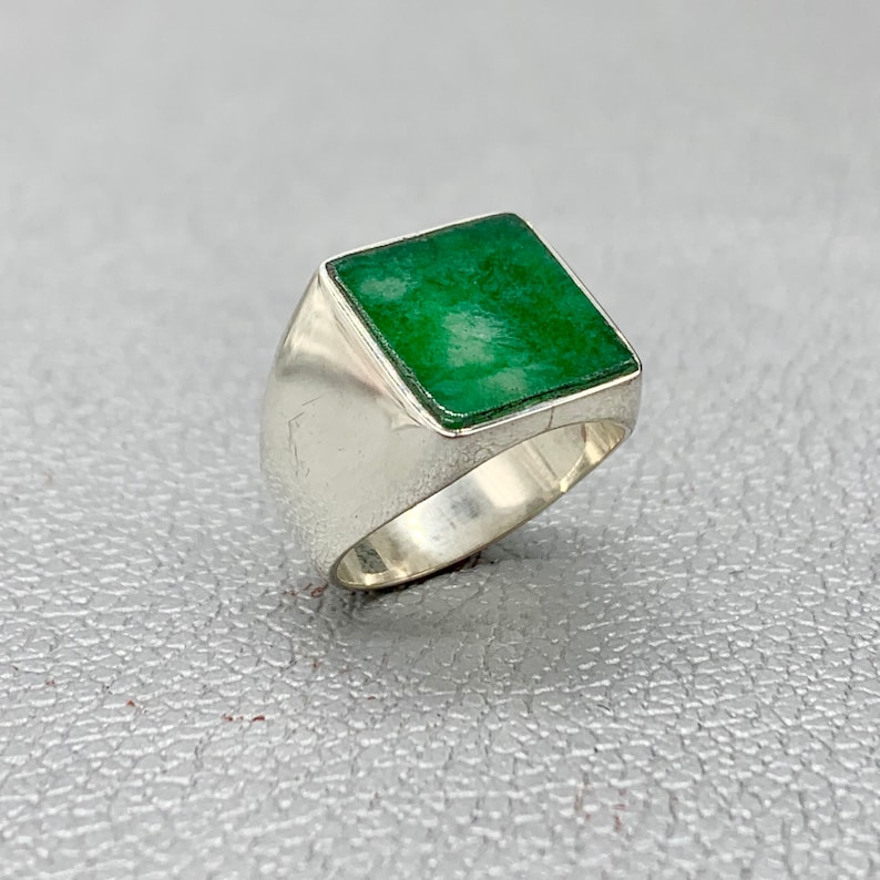 Pinky Rings With Stones, Round and Square in 925 Silver - Etsy