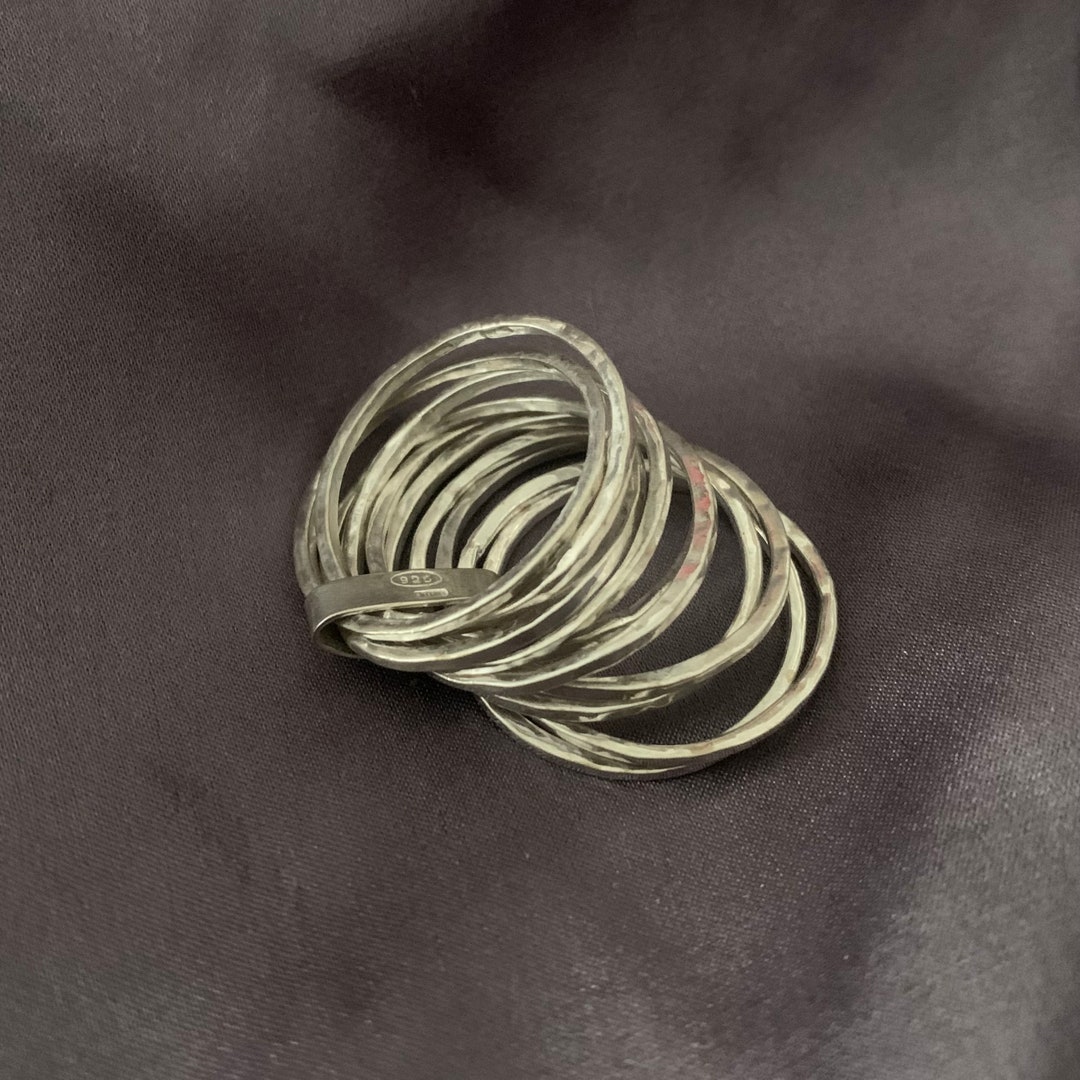 Multi-strand Ring 10 Rings - Etsy