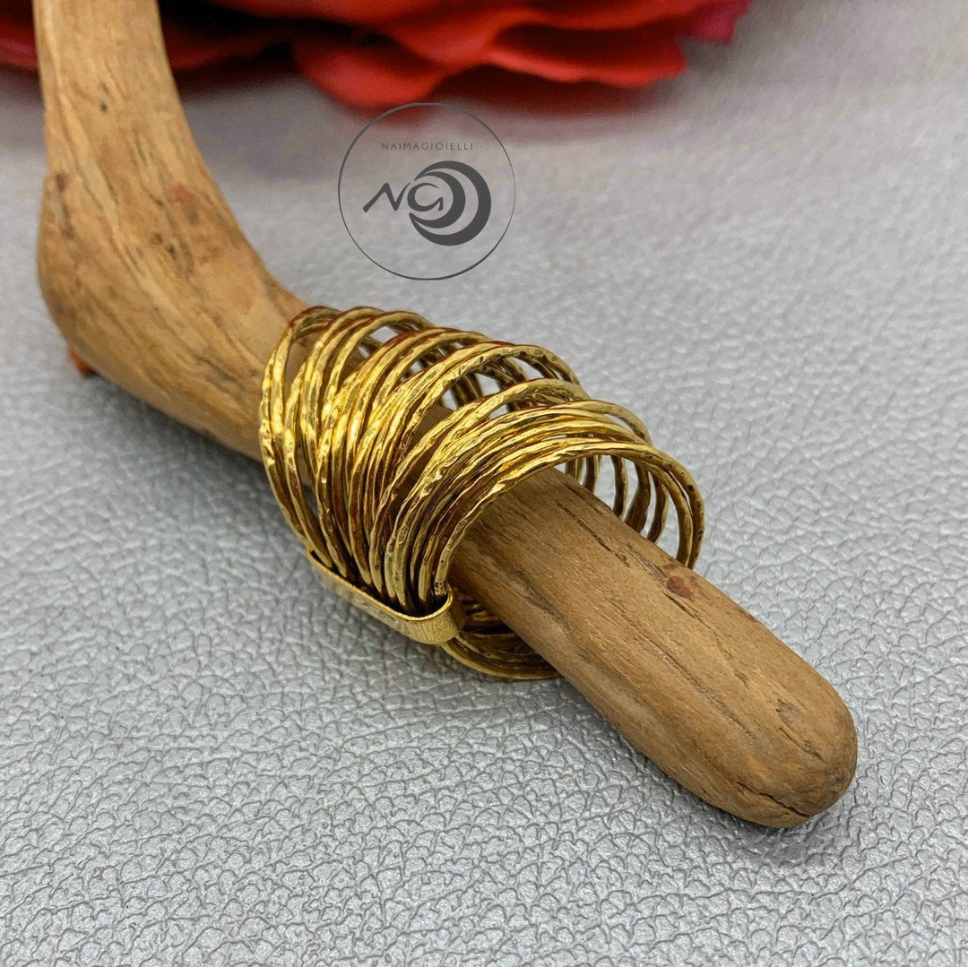 Brass Multi-wire Ring - Etsy