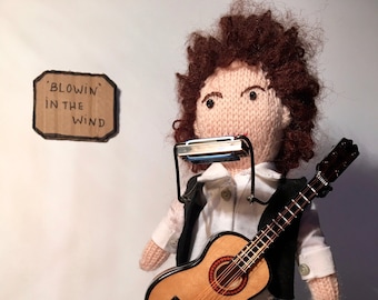 Figure Bob Dylan Icon Cloth Doll, Bob Dylan Doll With Cigarette ...