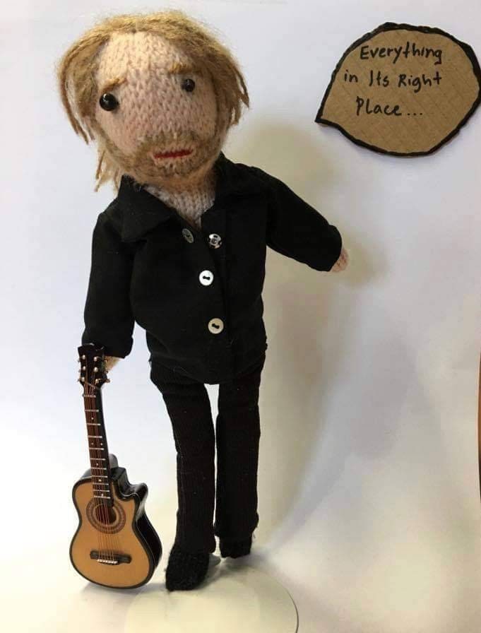 Thom Yorke Knitted Doll Radiohead | Etsy