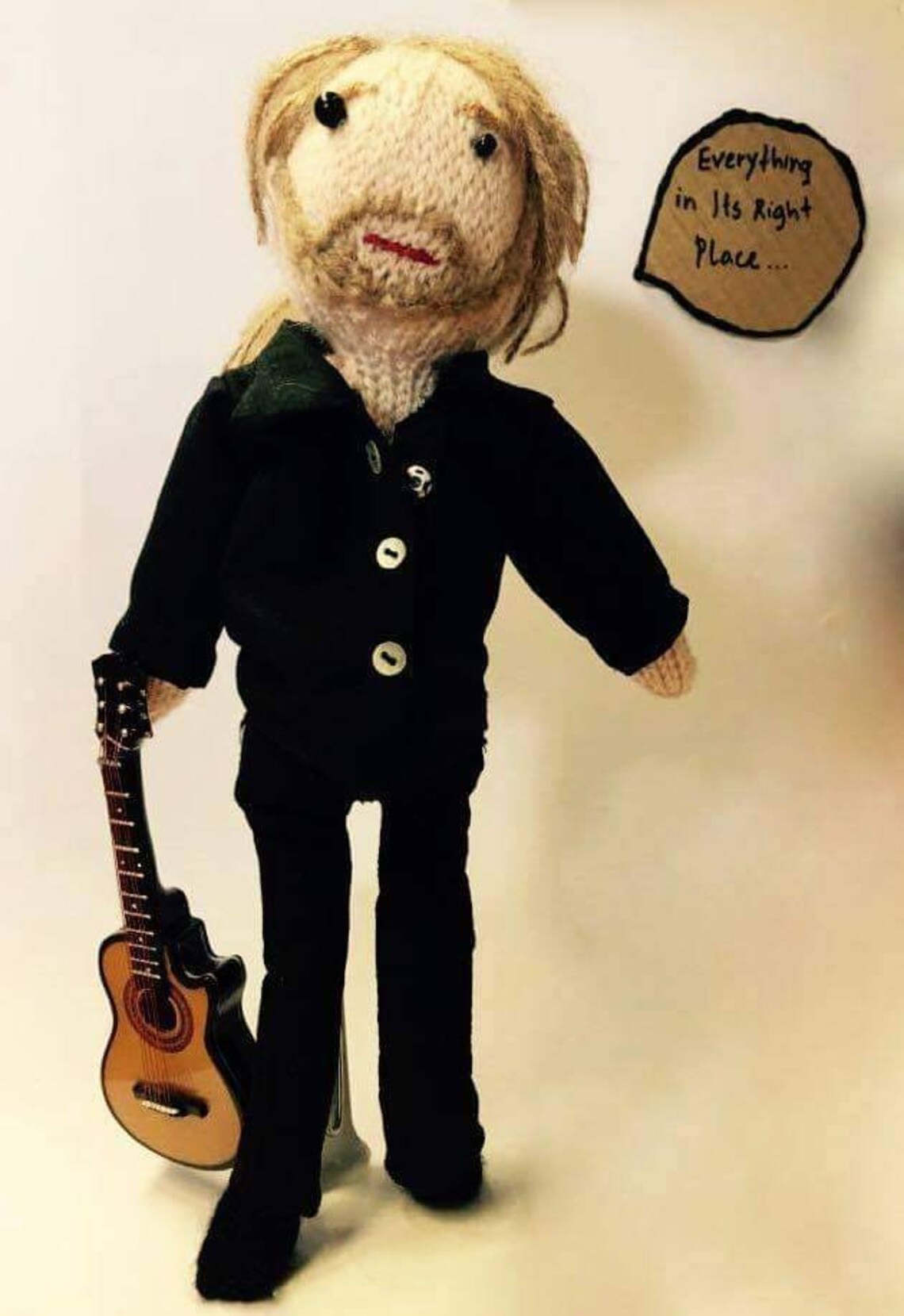 Thom Yorke Knitted Doll (radiohead) - Etsy