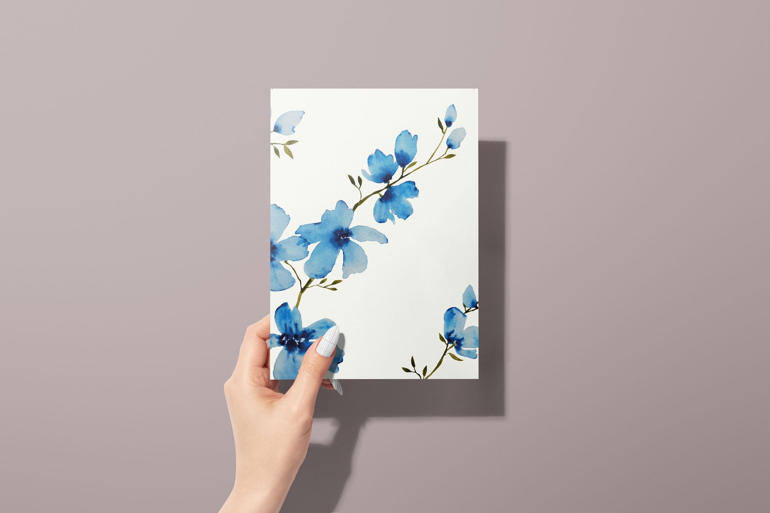 Set of 6 Watercolor Floral Postcards, Printed on Sustainable Paper. Eco ...