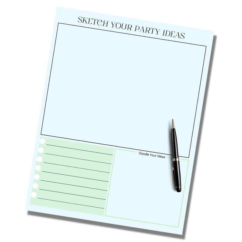 Printable 40-page Party Planner, Event Checklist (US Letter) - Etsy