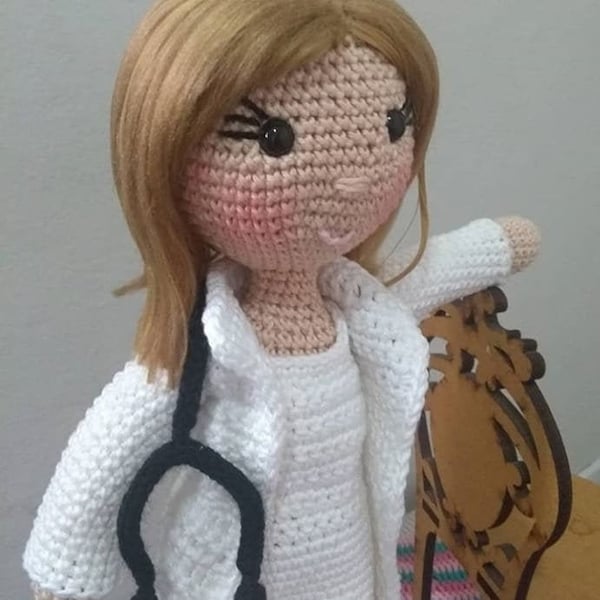 Crochet Nurse Doll Pattern - Etsy