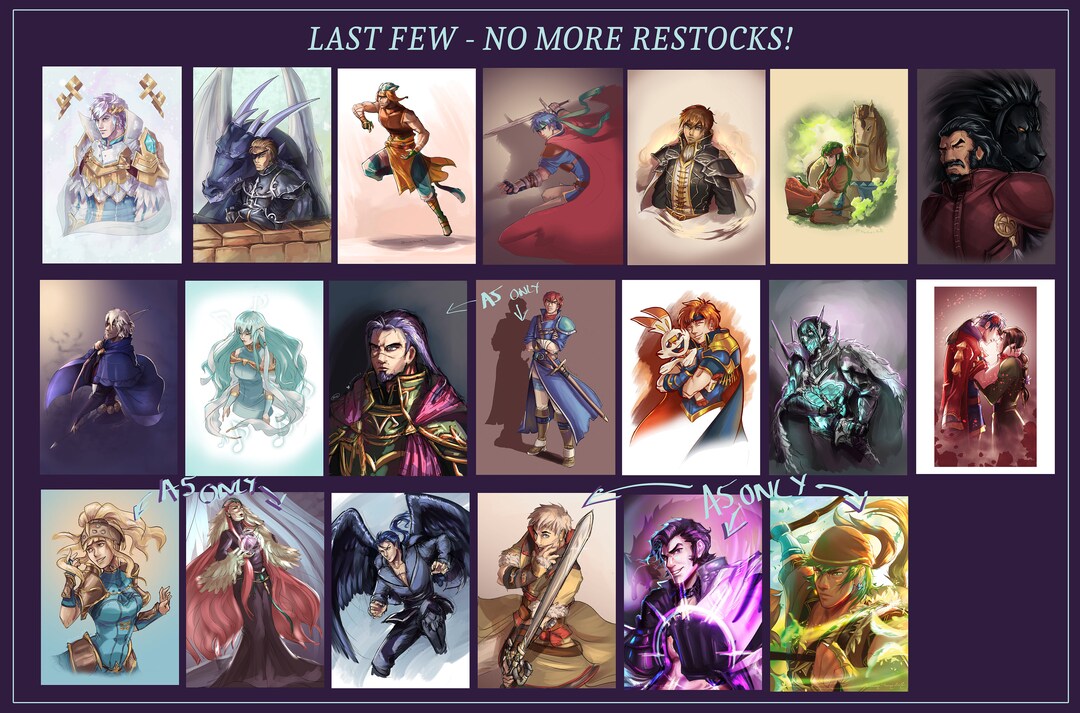 Fire Emblem Art Prints - Etsy