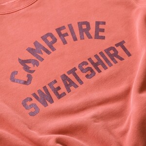 Campfire Sweatshirt Crewneck Sweatshirt, Unisex Soft Sweater, Amber ...