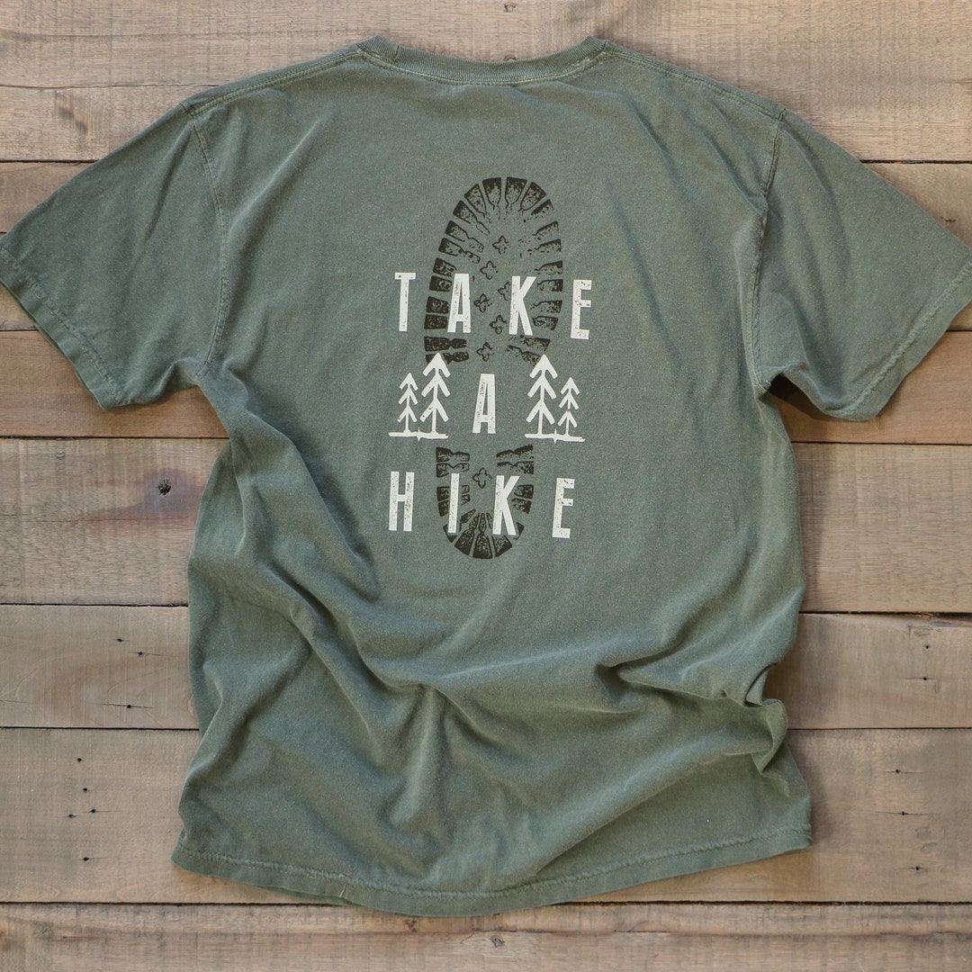 Take a Hike Shirt, Comfort Colors Graphic Tee, Hiking Boot Tshirt ...