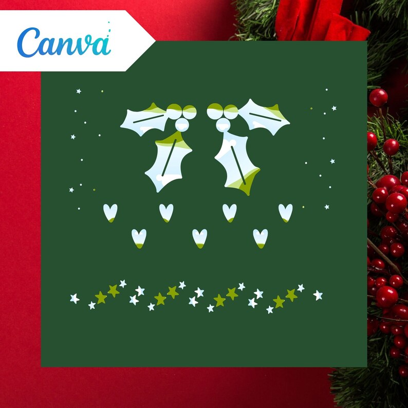 Canva Frames Bundle ,christmas CANVA Frame Bundle, Editable Template ...