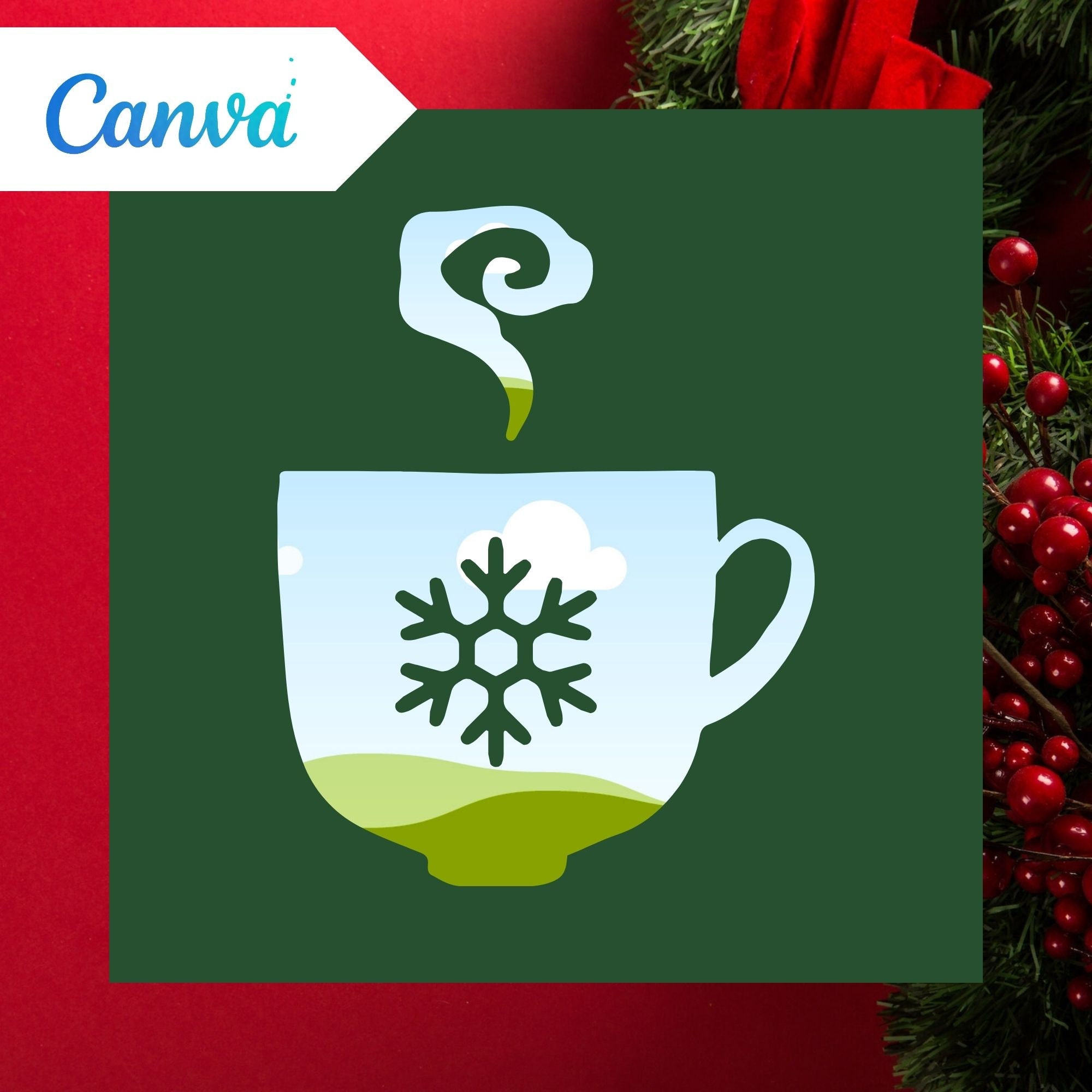 Canva Frames Bundle ,christmas CANVA Frame Bundle, Editable Template ...