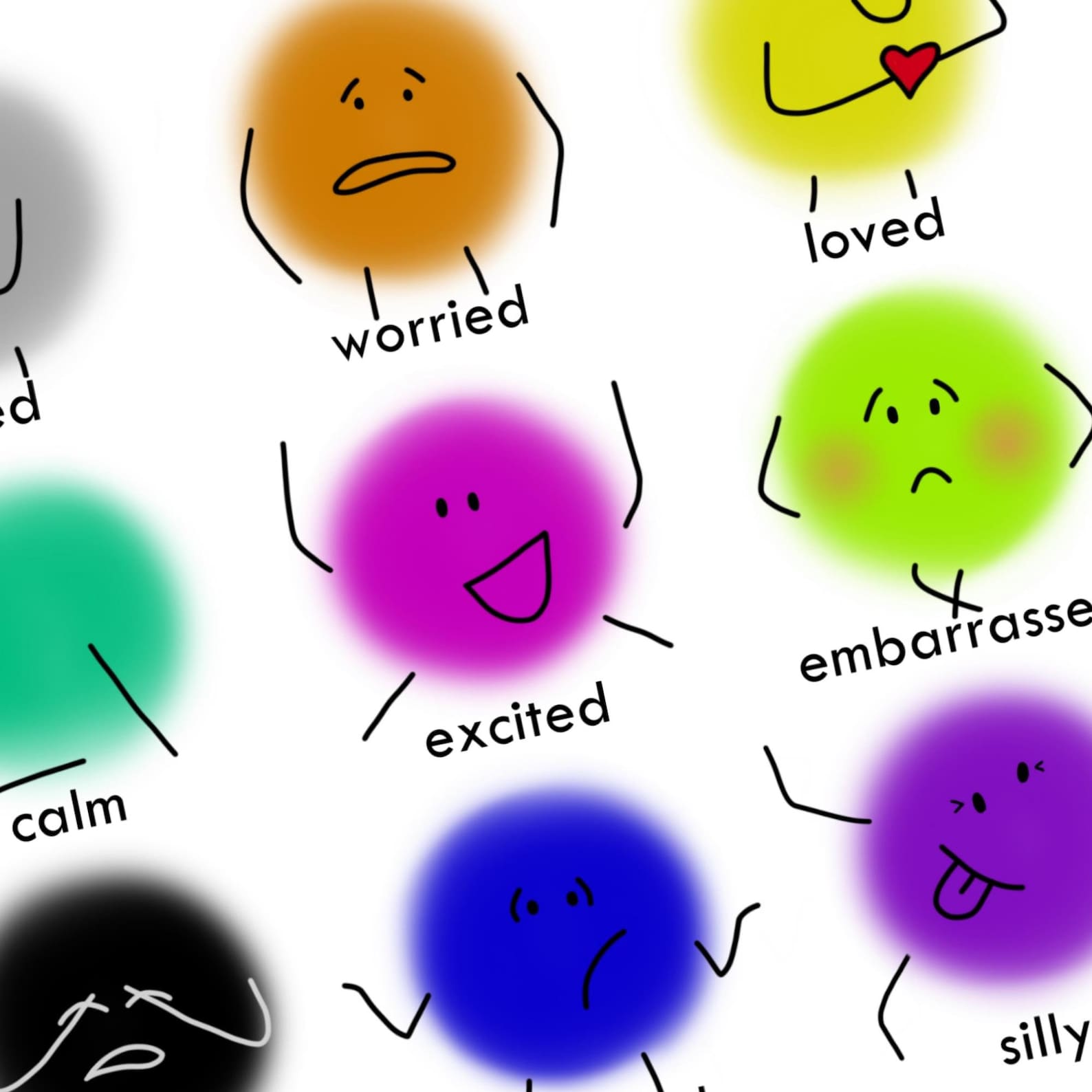 Emotions and Feelings Chart PRINTABLE - Etsy Canada