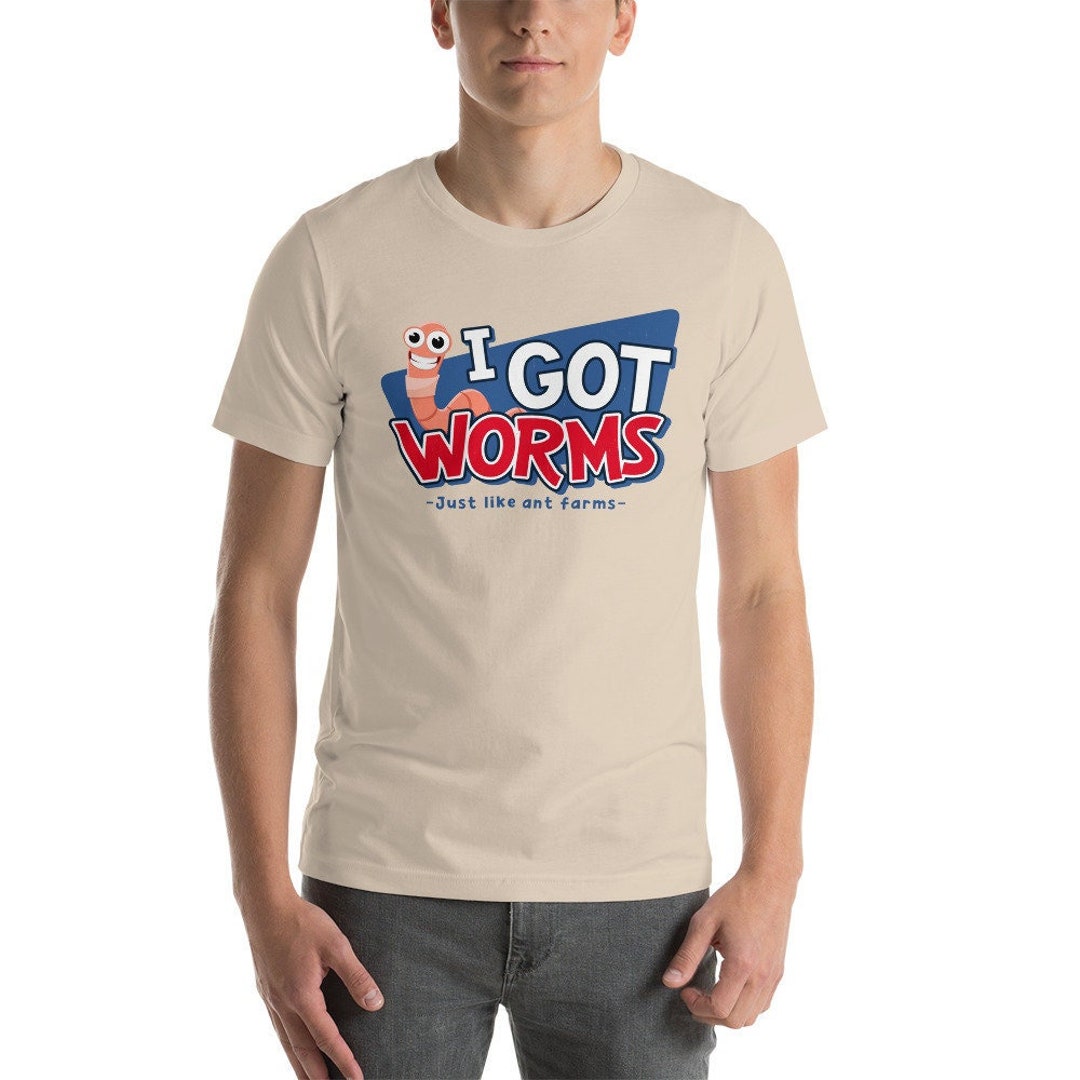 I Got Worms T Shirt, Funny Movie Shirts, 90s Movie T Shirts - Etsy