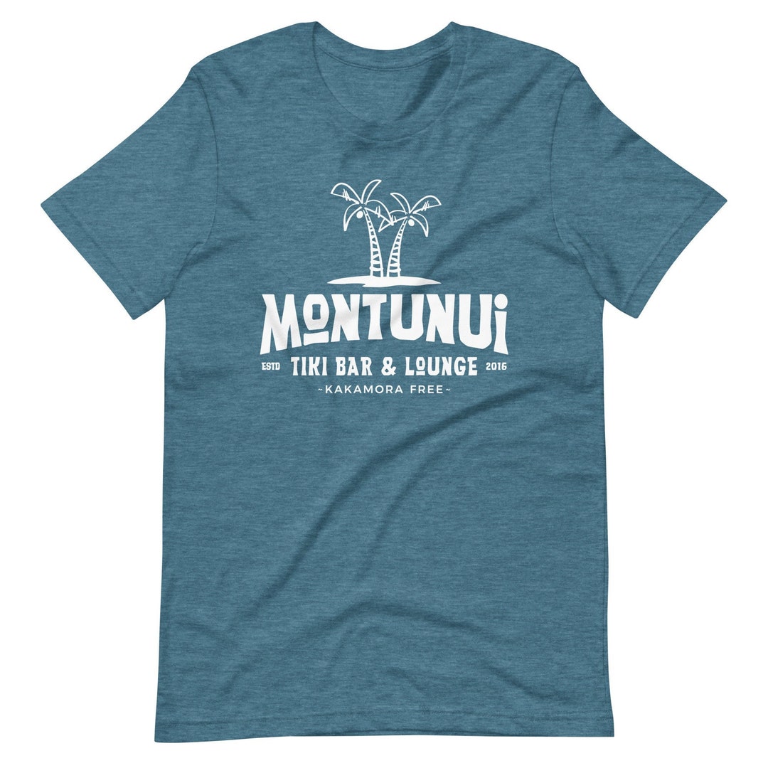 Montunui Tiki Bar & Lounge T Shirt, Moana Theme Shirt, Disney Theme ...