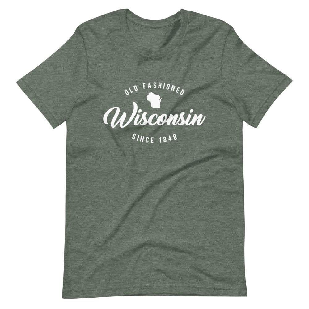 Wisconsin T Shirt, Old Fashioned T Shirt, Wisconsin Camping Shirt ...