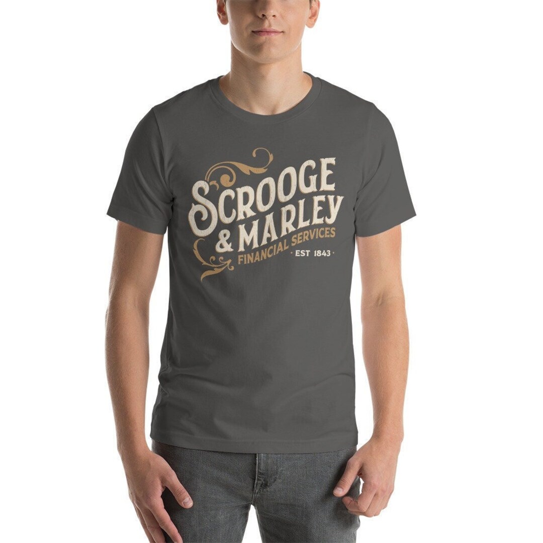 Scrooge and Marley T Shirt, Christmas Carol T Shirt, Ebenezer Scrooge ...