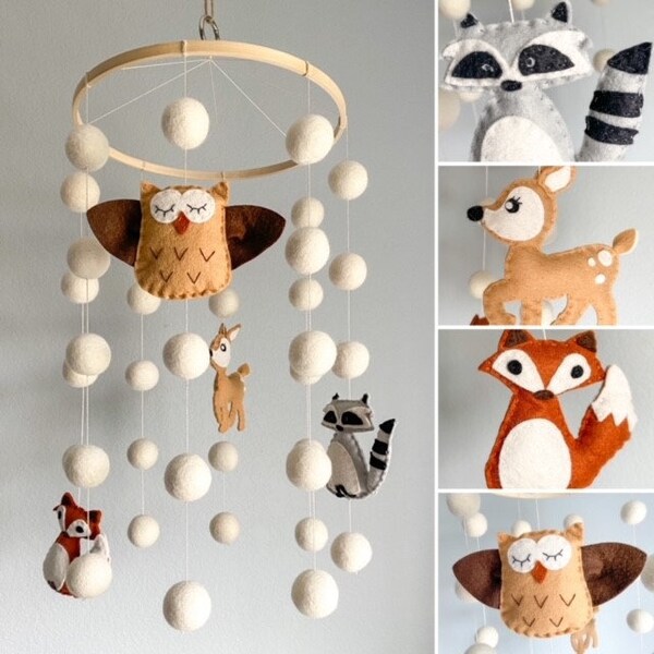 Animal Mobile - Etsy