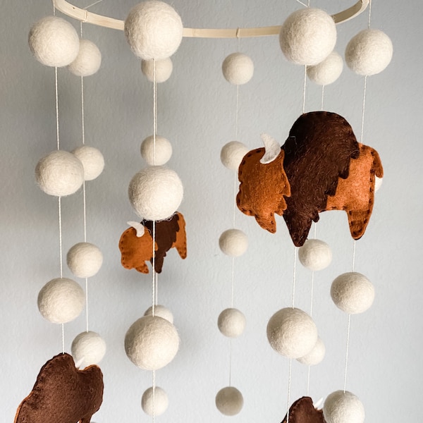 Felted Buffalo - Etsy