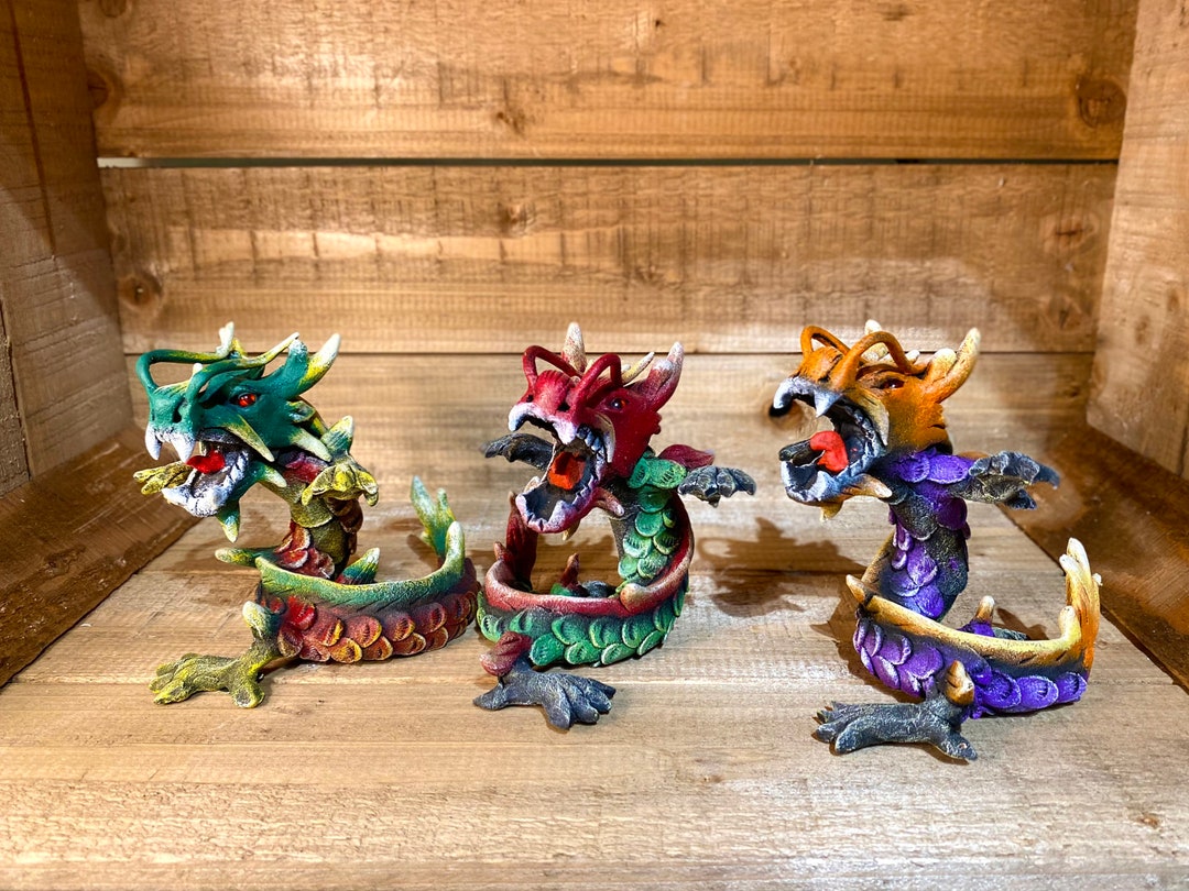 Curled Sawdust Dragon - Etsy