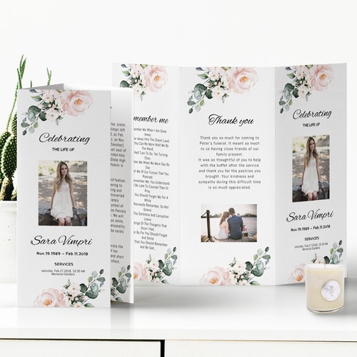 LDS Funeral Program Memorial Service Program Order of - Etsy