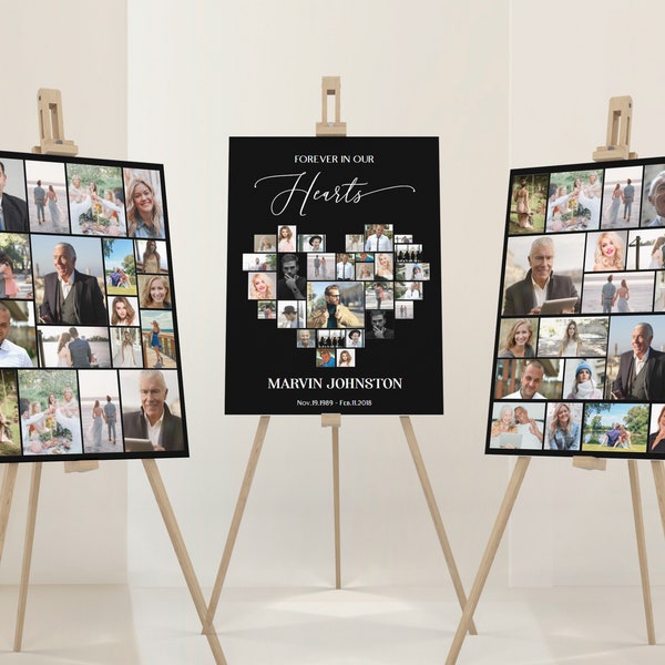 Funeral Memory Board - Etsy