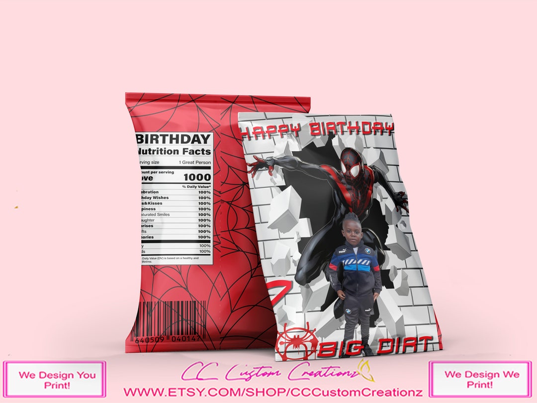 Unfilled Custom Chip Bags (any Theme Available) - Etsy